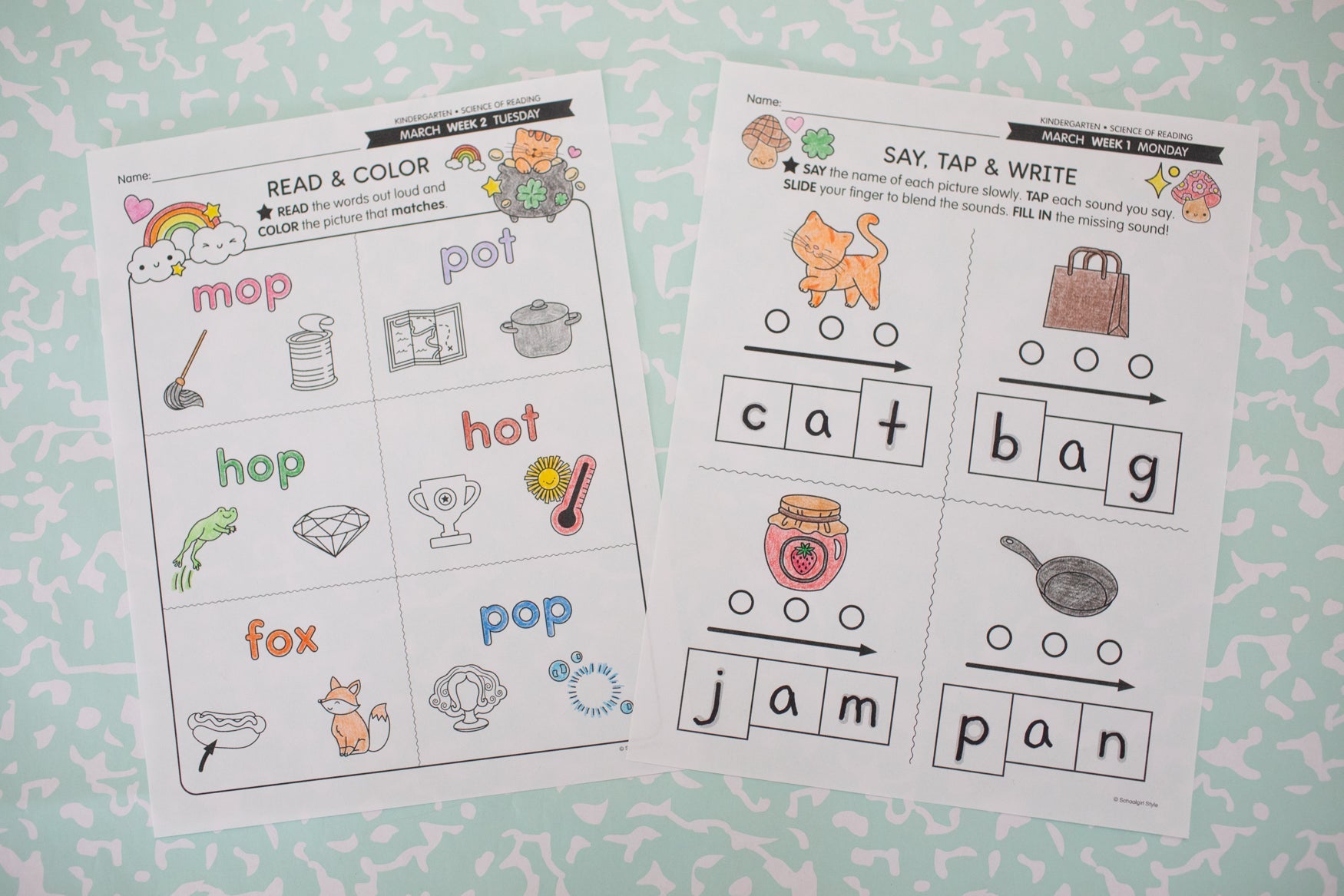 Kindergarten Phonics & Reading Activities - Playground Press