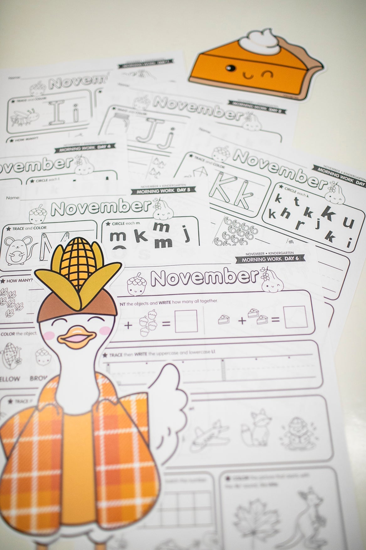 November Homeschool Curriculum and Crafts - Playground Press