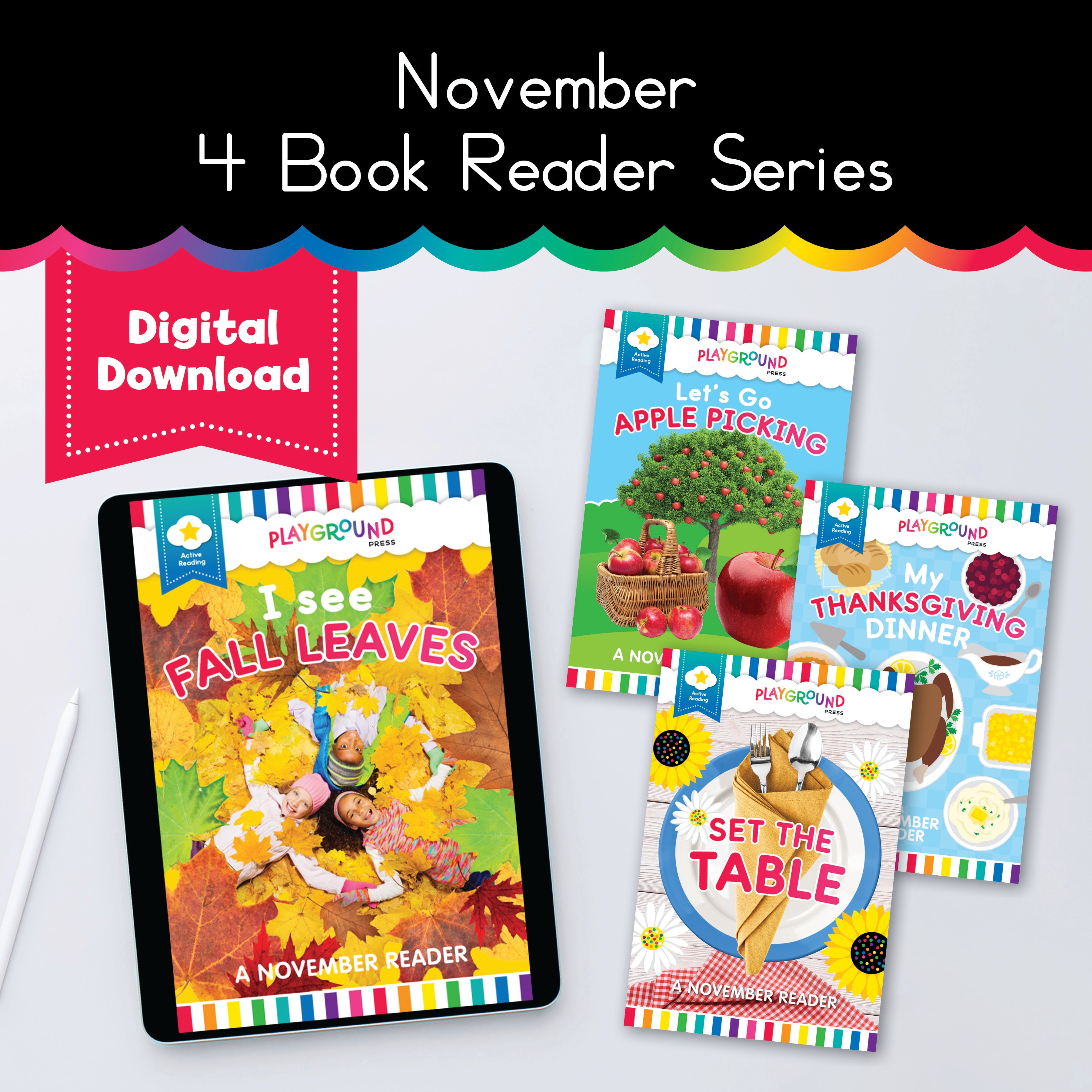 November Four Book Reader Series - Playground Press