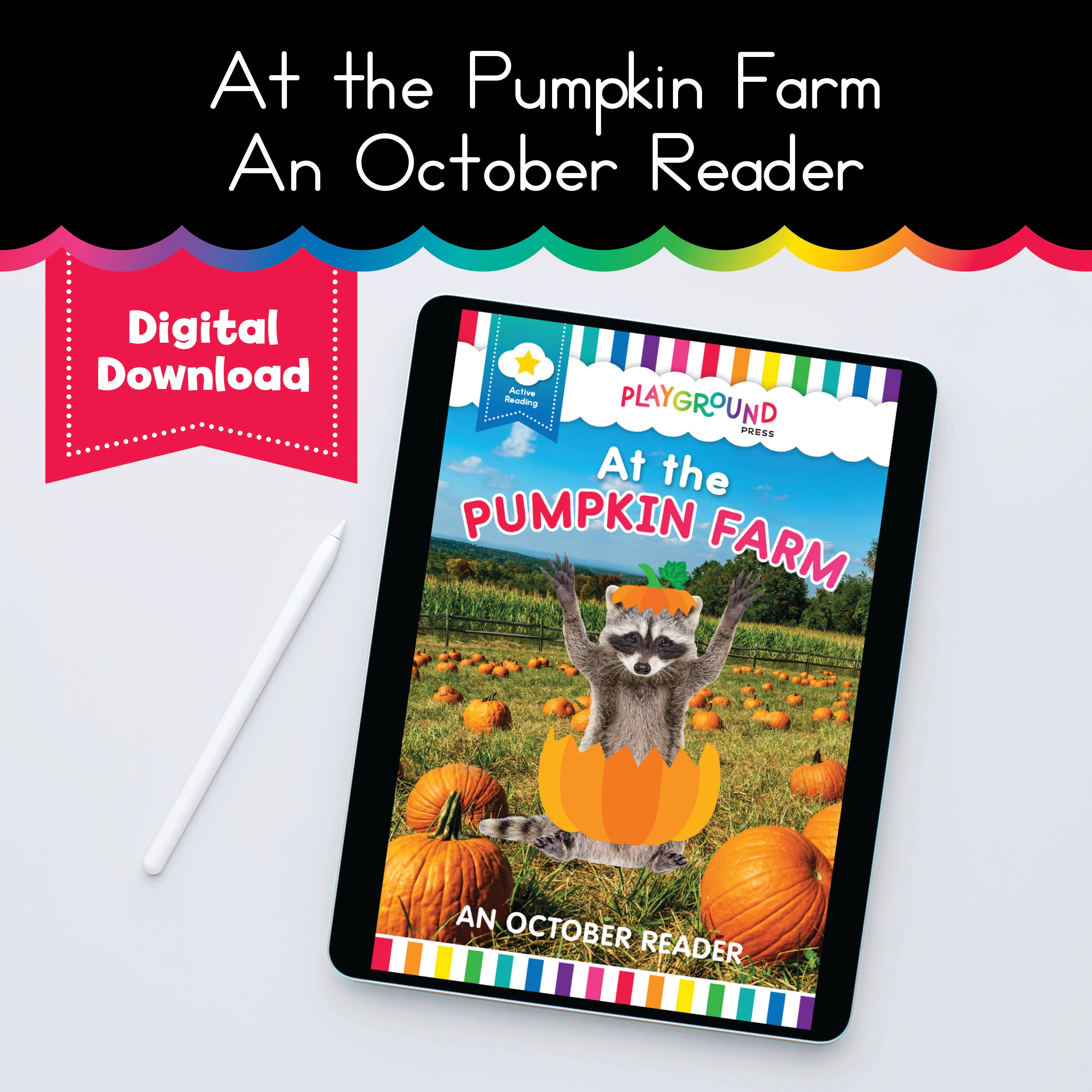 October Reader | At the Pumpkin Farm | Yellow Reader - Playground Press
