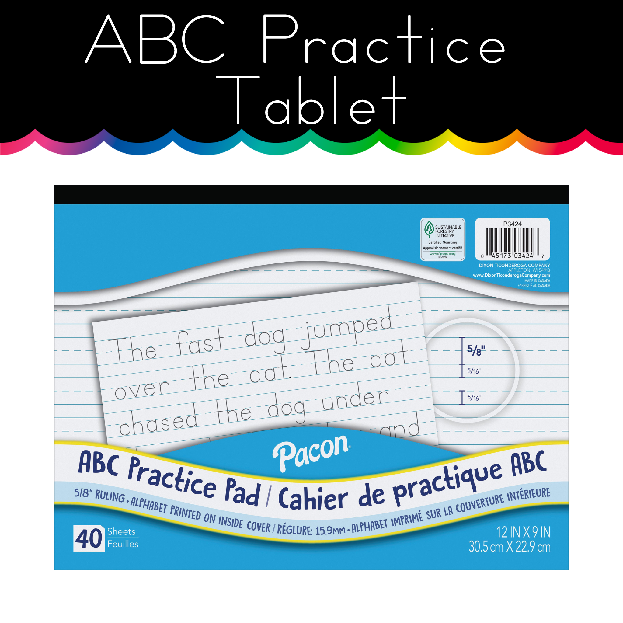 ABC Practice Tablet - Playground Press