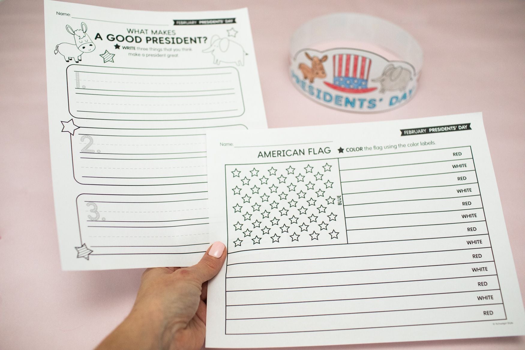 Printable February President's Day Activity Pack - Playground Press