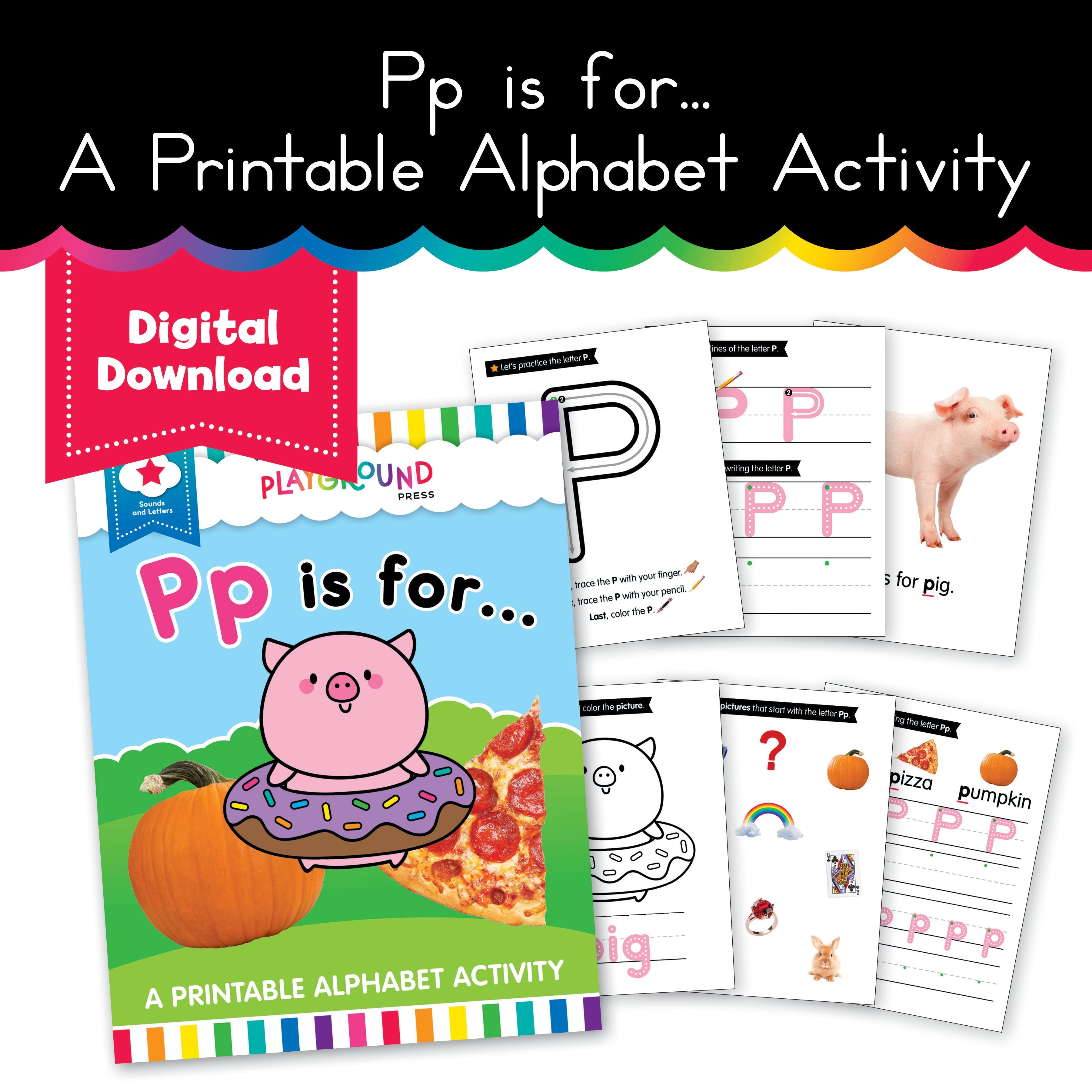 S.T.A.R. Reading: Pp is For... A Printable Alphabet Activity - Book 3 ...