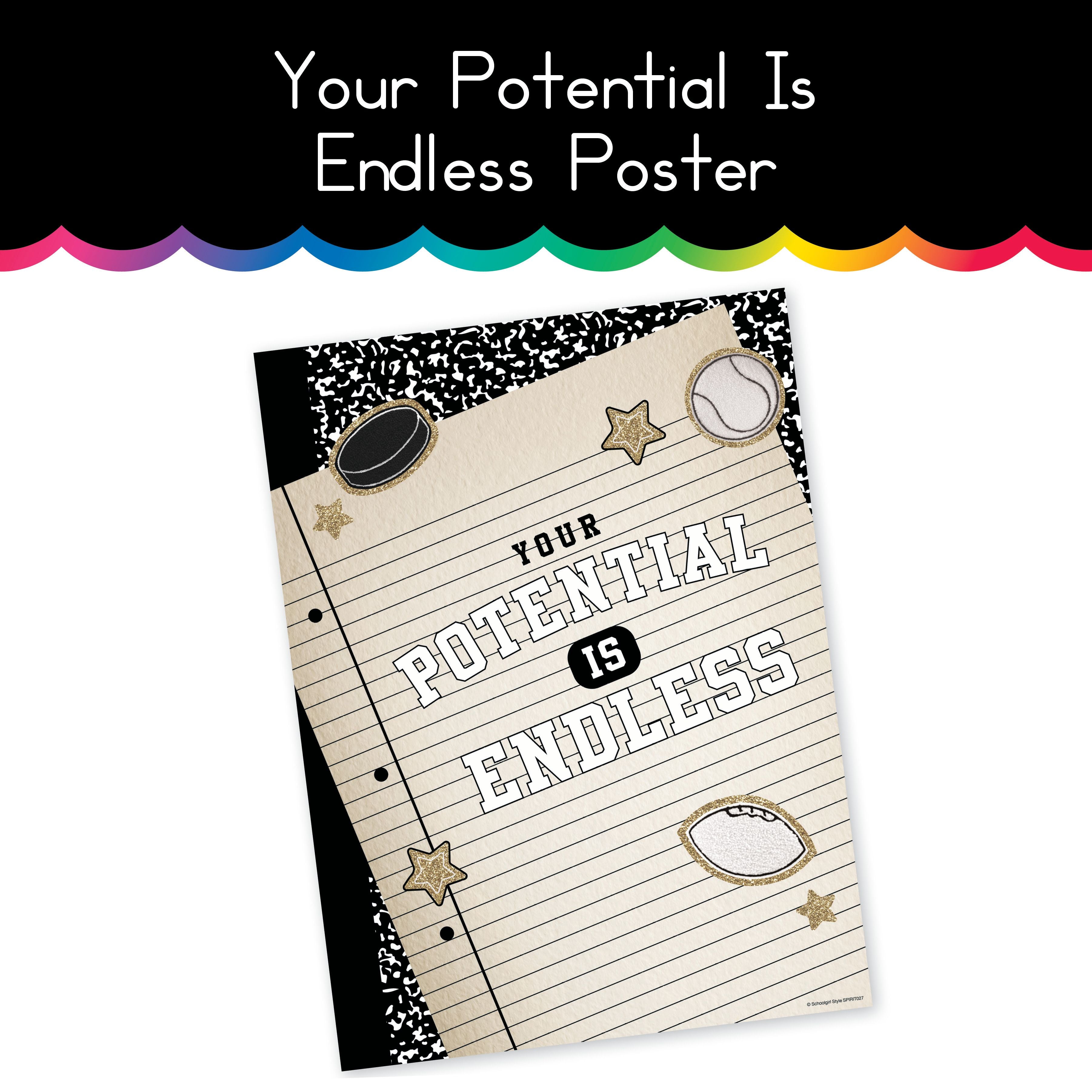 Your Potential Is Endless Poster - Playground Press