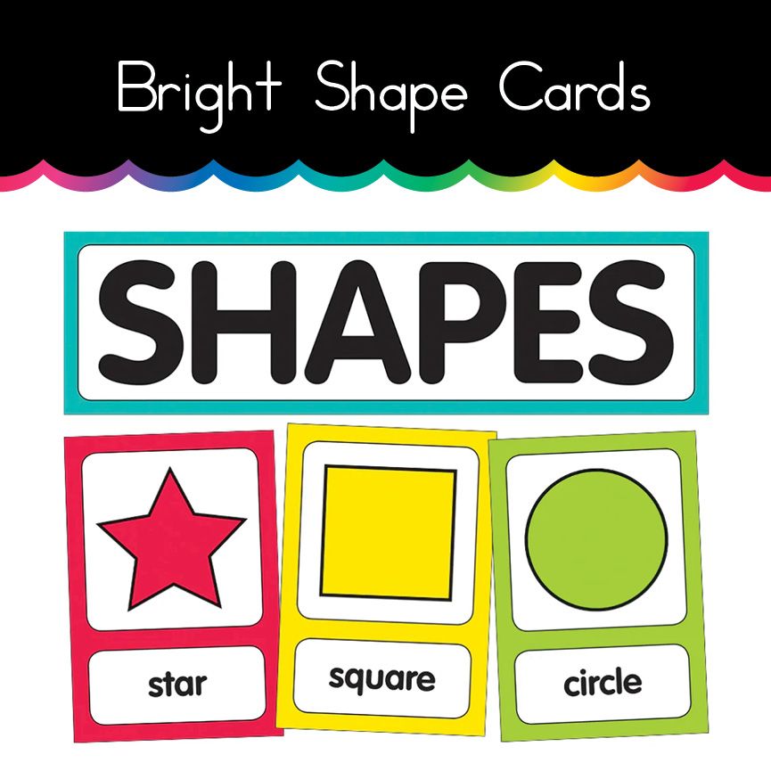 Bright | Shape Cards - Playground Press