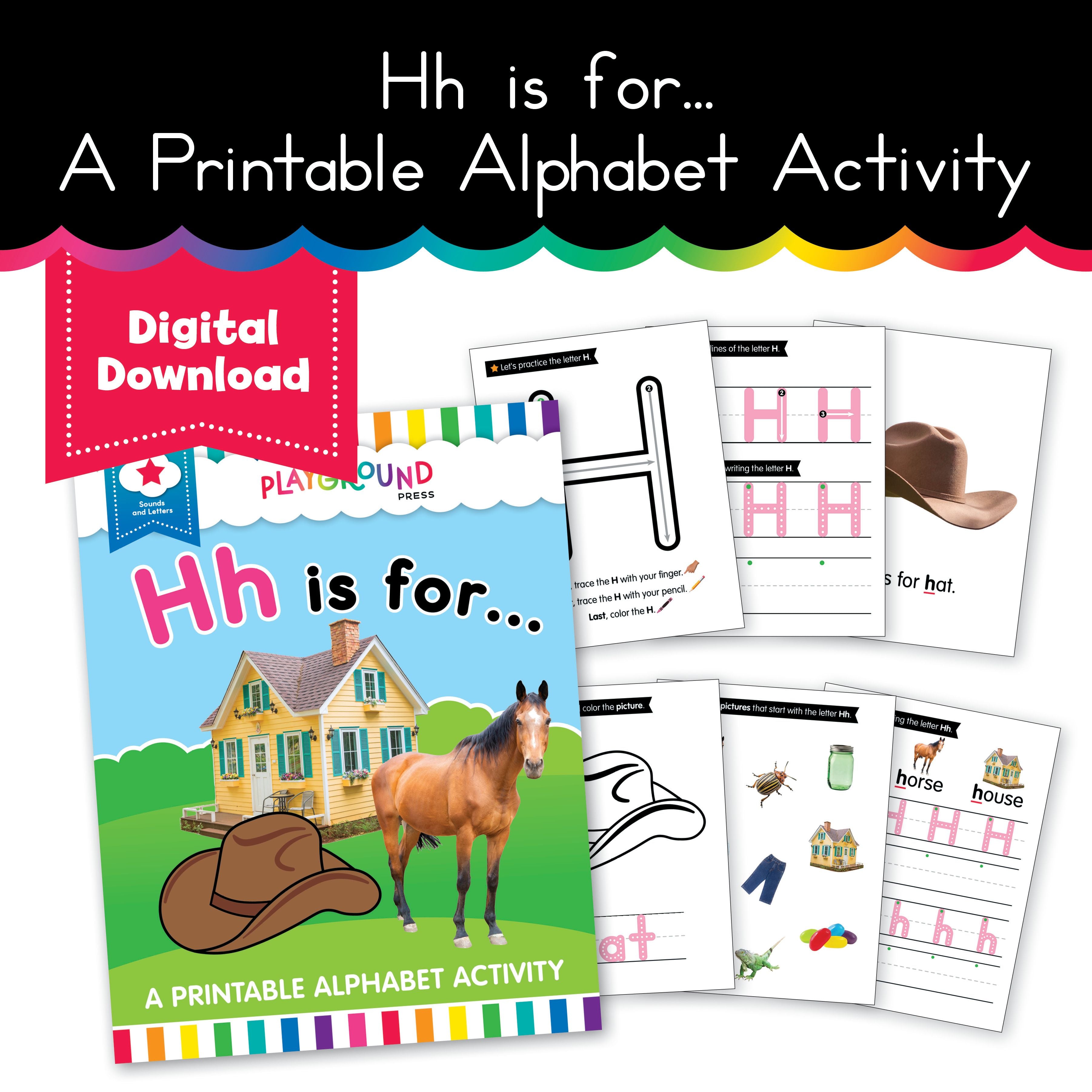 S.T.A.R. Reading: Hh is For... A Printable Alphabet Activity - Book 3 ...